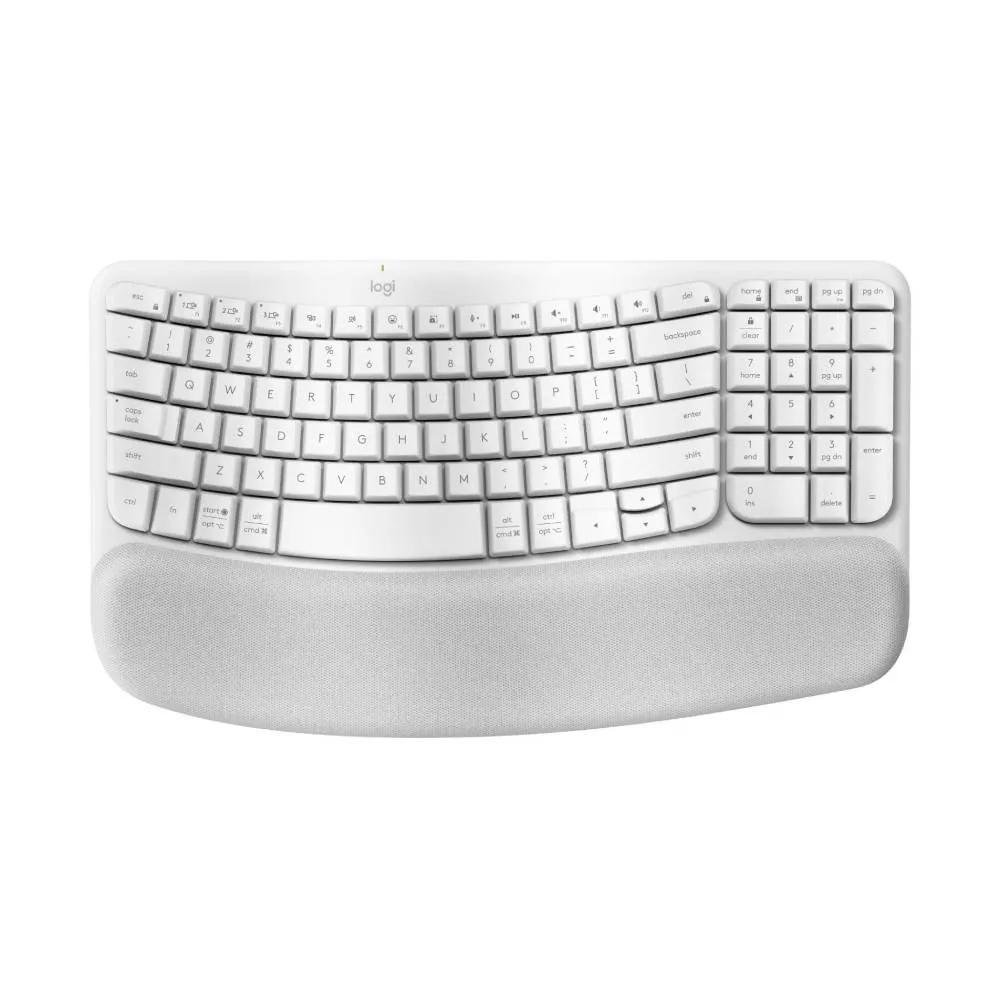 Teclado Ergonomico Logitech Wave Keys KaBuM Teclado Ergonomico Logitech Wave Keys KaBuM