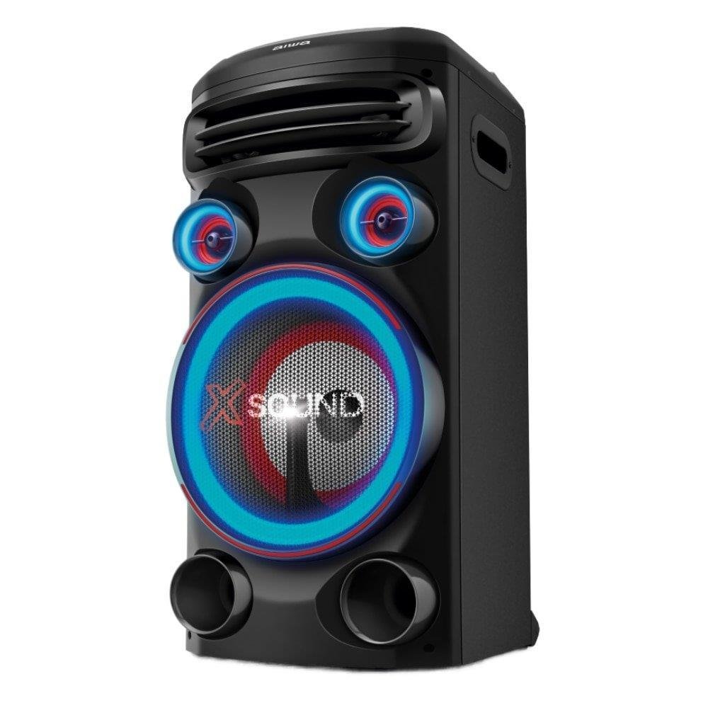 Caixa de Som Amplificada Aiwa Torre 1500W KaBuM