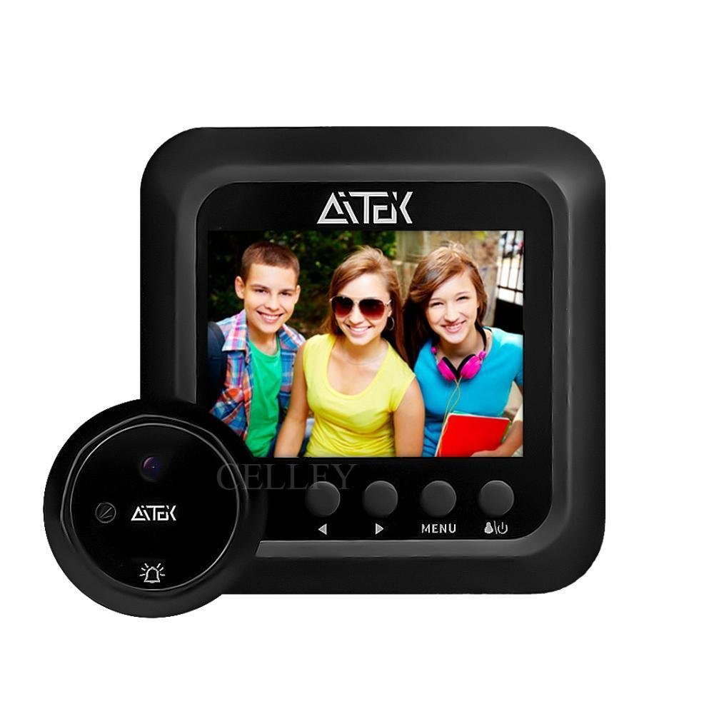 Olho Mágico Digital Aitek Tela 24 KaBuM