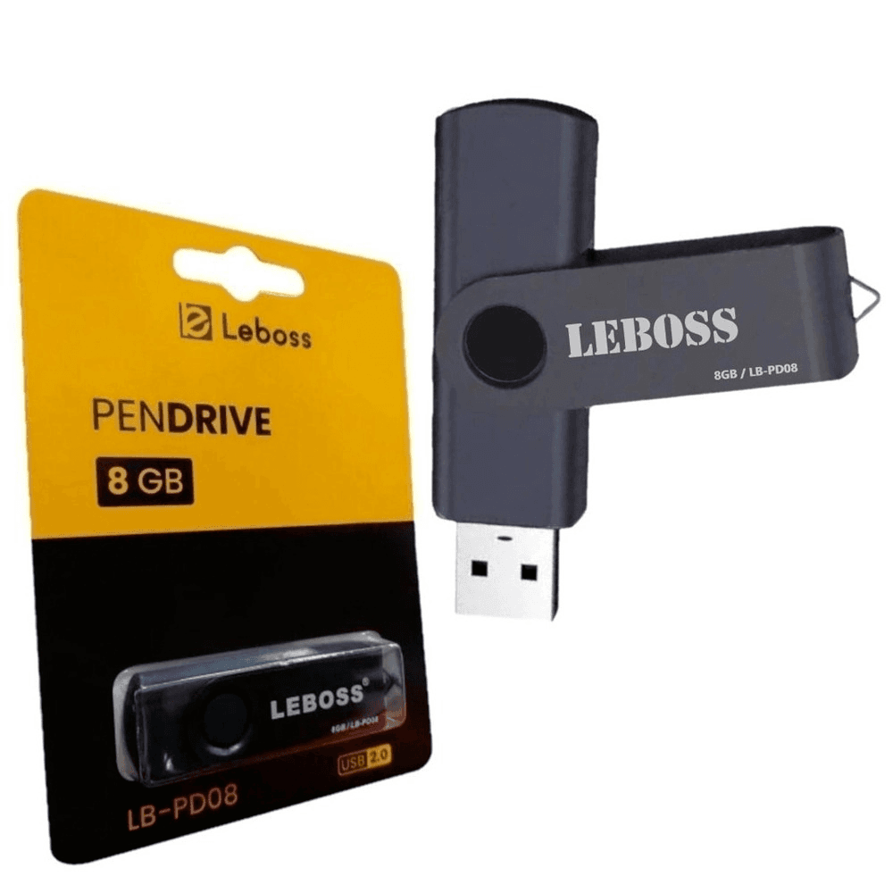Pen Drive Leboss 8GB Lbpd08 KaBuM