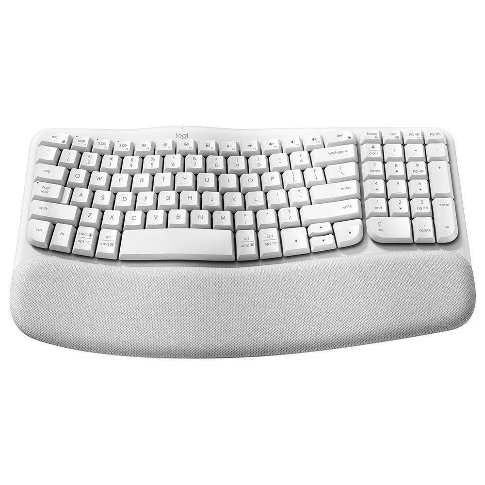 Teclado Sem Fio Logitech Wave KeysKaBuM Teclado Sem Fio Logitech Wave KeysKaBuM