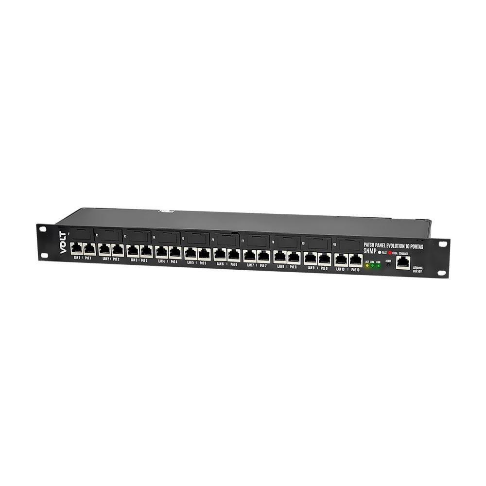 Patch Panel Volt Evolution Poe 10 Portas Snmp