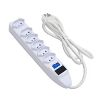 Filtro De Linha 6 tomadas Com Fusível 3M KaBuM