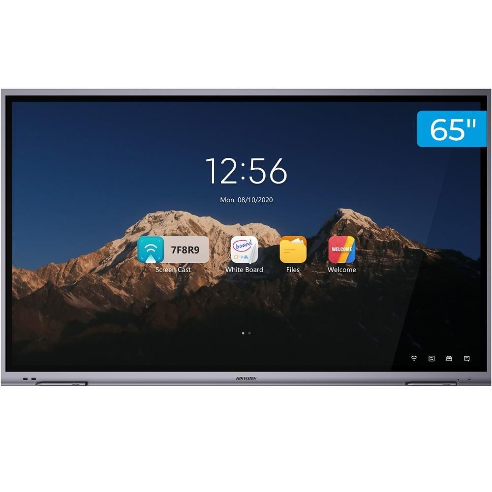 Tela Interativa Hikvision 65 Polegadas 4K KaBuM