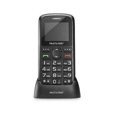 Smartphone Vita 3g Base Botao Sos Facil Uso P9091 Cor preto