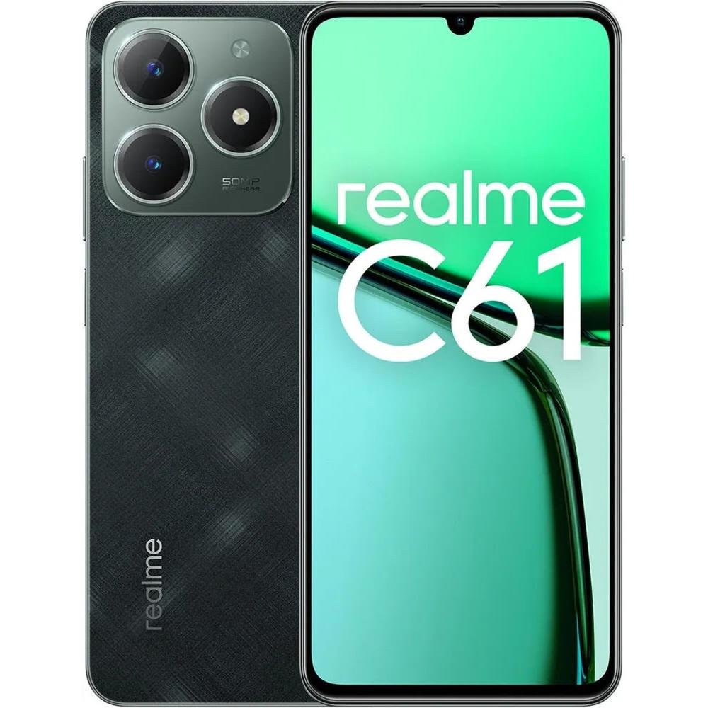 Smartphone Realme C61 4G 128GB 4GB RAM KaBuM