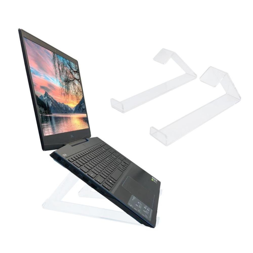 Suporte Para Notebook Ergonômico Transparente