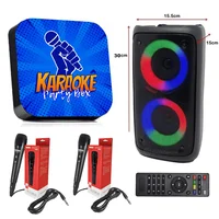 Karaoke Party Box Azul KaBuM