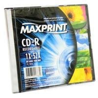 Cdr 700mb 52x Box Slim Unidade Maxprint 501576